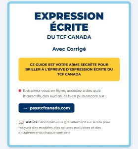 Comment reussir le TCF Canada - TCF CANADA