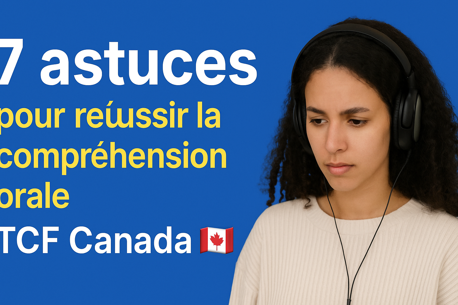7 astuces pour réussir la compréhension orale TCF Canada - TCF CANADA